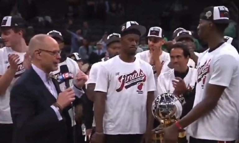 Jimmy Butler Would Not Touch Eastern Conference Finals Trophy Following ...