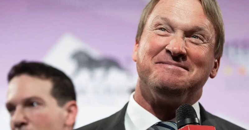 Viral Video Captures Jon Gruden’s Pint-Sized Son Standing Beside ...