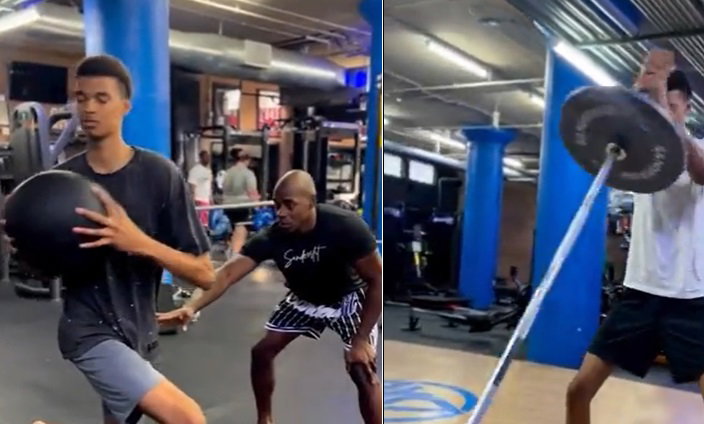 Video of Victor Wembanyama's Workout Goes Viral - TMSPN