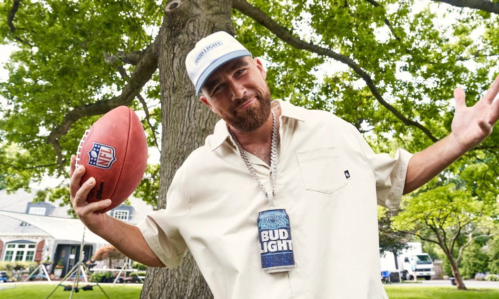 Travis Kelce Gets Reamed For Appearing In New Bud Light Commercial - TMSPN