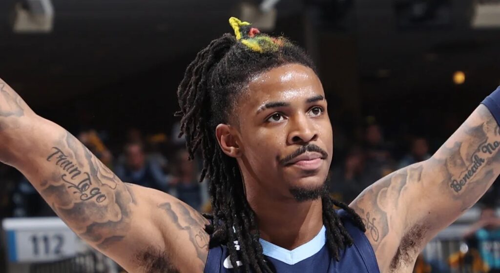 Ja Morant Sparks Debate with Controversial New 'Grenade' Celebration - TMSPN