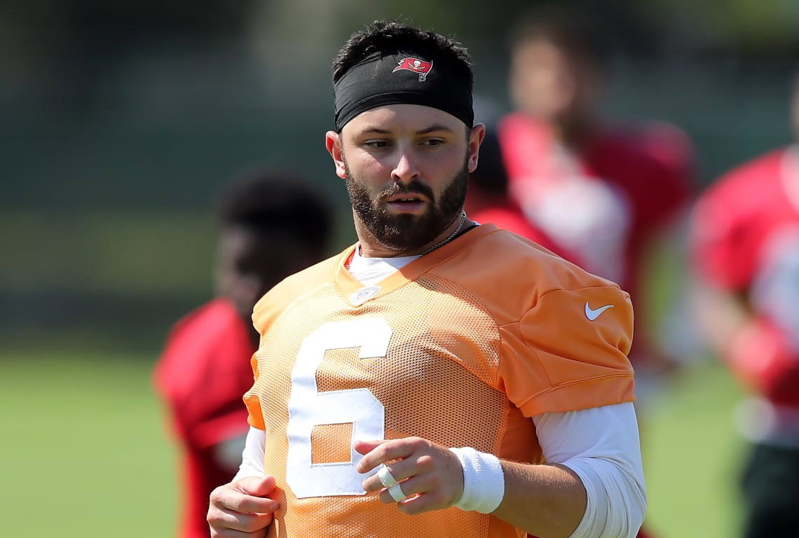 Baker Mayfield Pick Problem in Bucs Camp Revealed - TMSPN