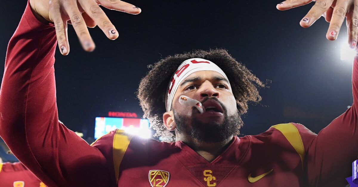 USC Star QB Caleb Williams Explains Why He Wears Nail Polish - TMSPN
