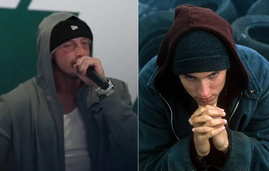 Eminem Reacts to Jets’ Jerome Kapp's ‘8 Mile’ Impression on ‘Hard ...