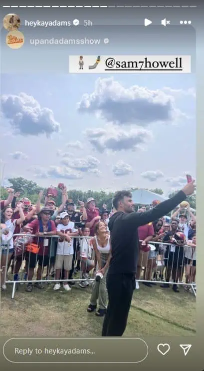 Kay Adams Got Touchy Feely With Commanders QB Sam Howell At Training ...