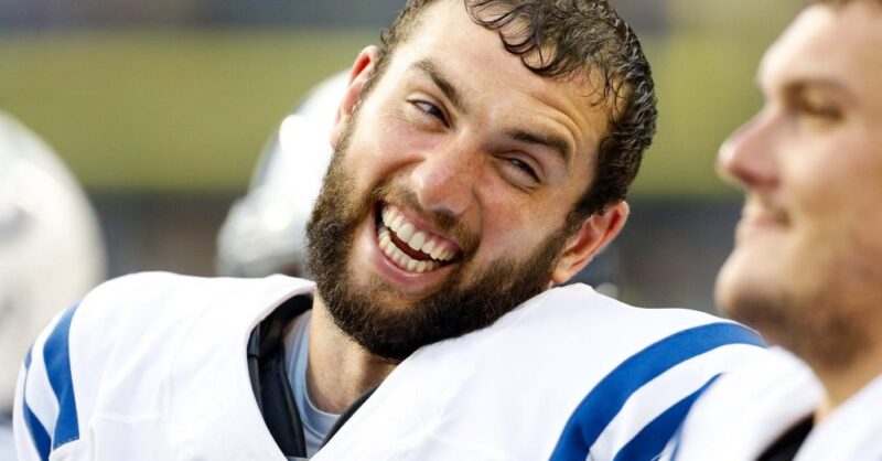 Andrew Luck Was in Full Civil War Captain Costume For Thursday's 49ers ...