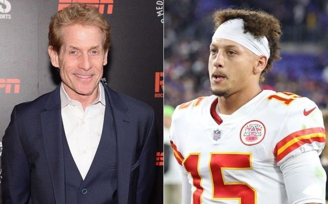 Skip Bayless Pounced on Patrick Mahomes After Chiefs Loss - TMSPN
