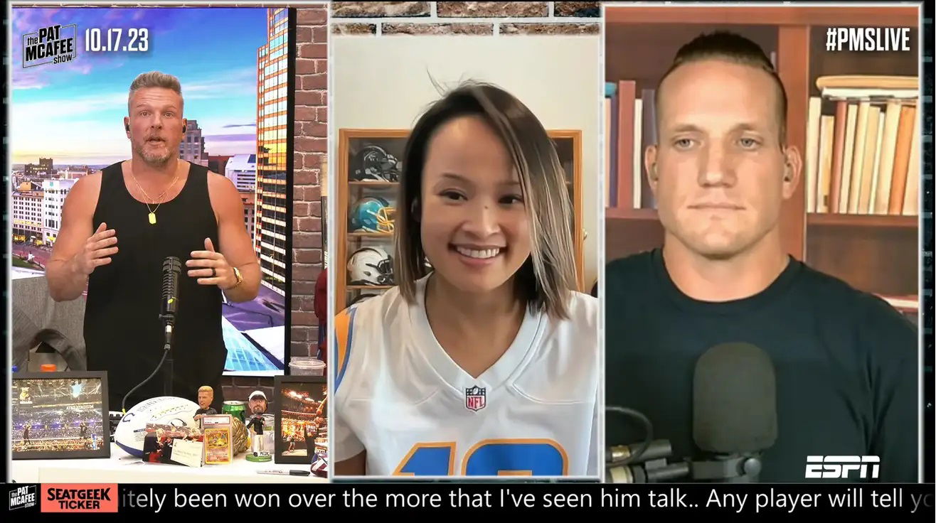 Viral Chargers Fan Joins Pat McAfee Show To Prove She's A Real Fan - TMSPN