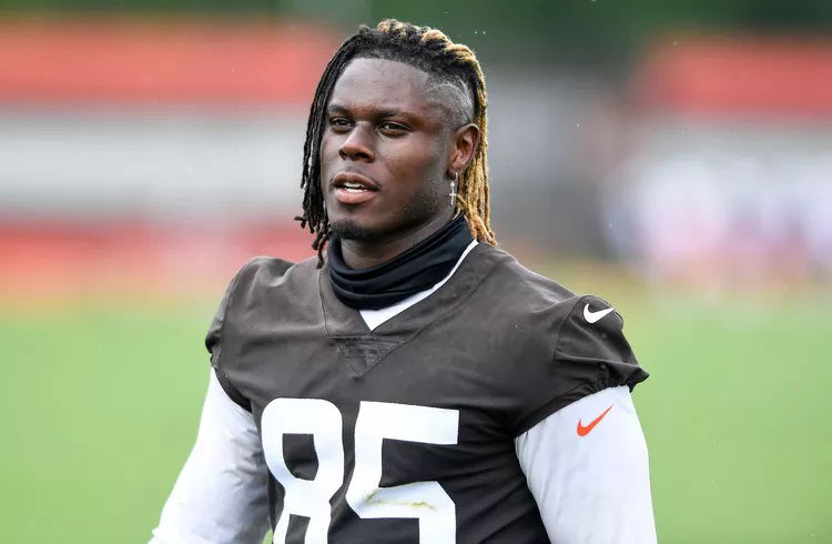 David Njoku Shows Up in Full Mask After Burn Injuries in Household ...