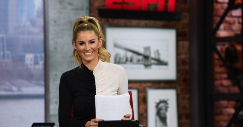 Laura Rutledge Turns Heads with Stunning Dress on Monday Night Football ...