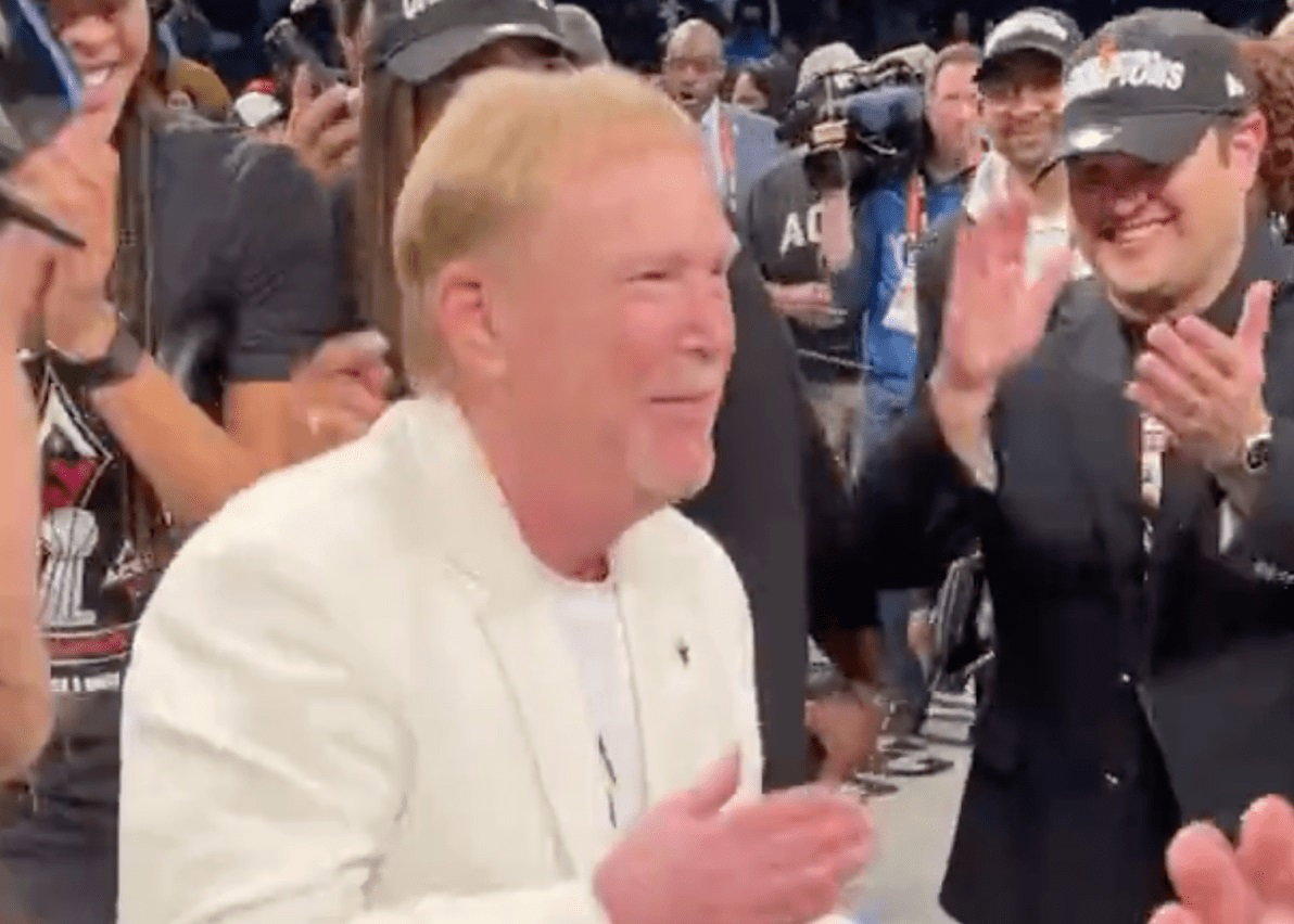 Mark Davis Got Clowned For Cringe Dance Moves After His Las Vegas Aces ...