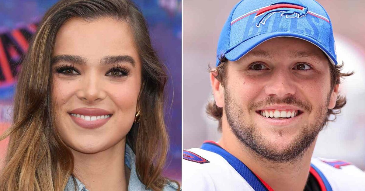 Hailee Steinfeld Spotted in London Rooting on Boyfriend Josh Allen at ...