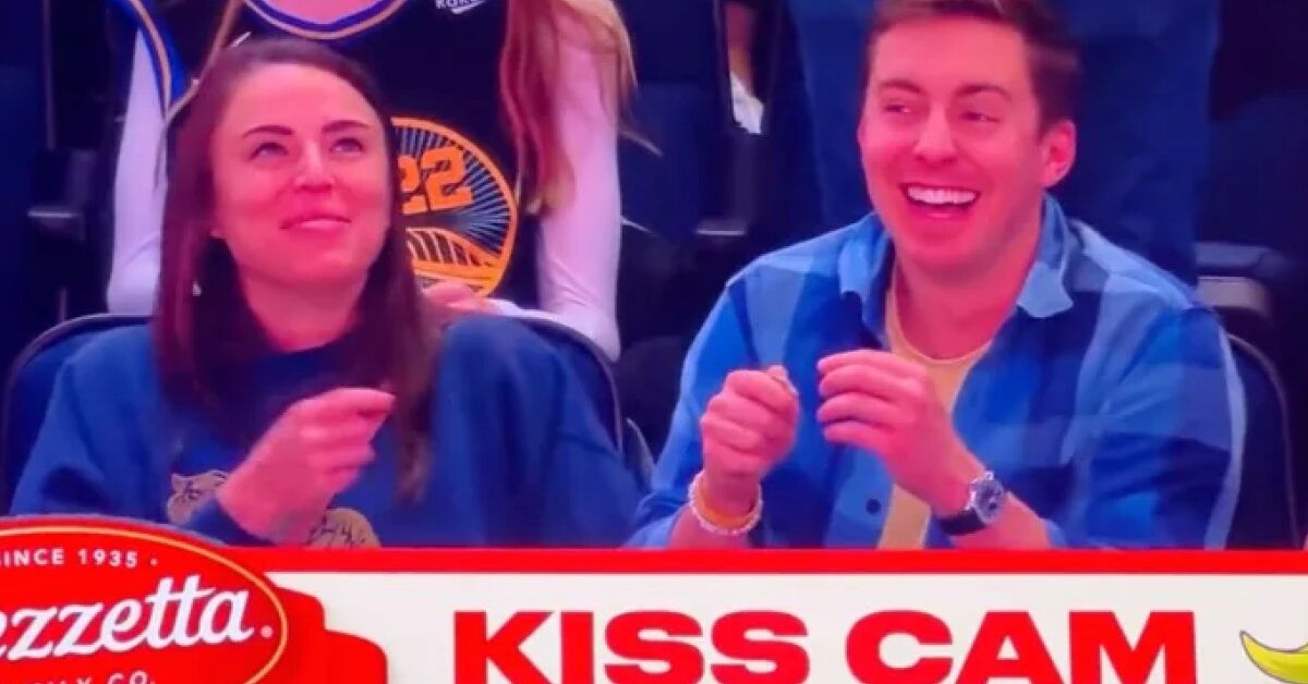 Fan Goes Viral At Warriors Game Over Obscene Gesture Caught On 'Kiss ...
