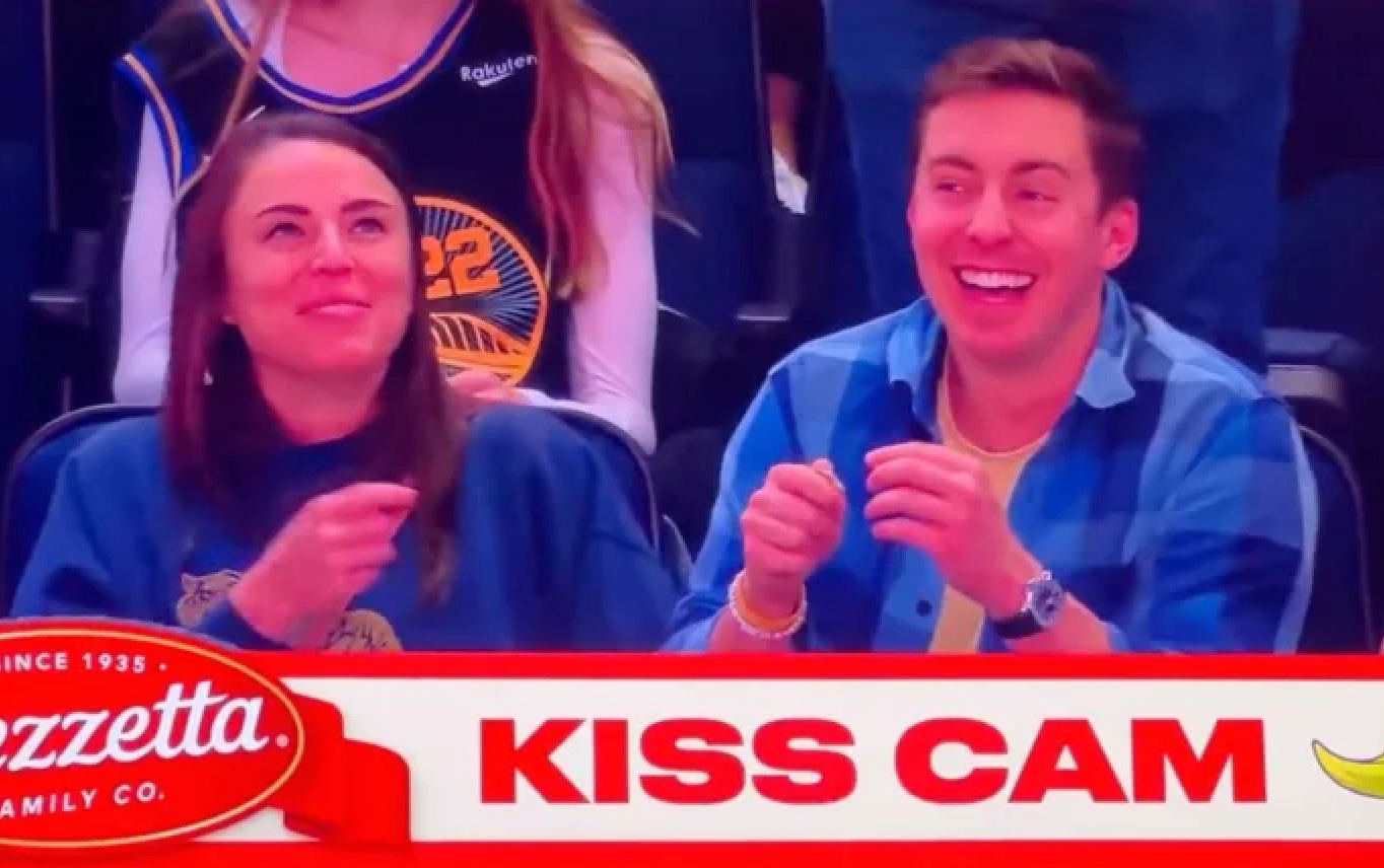 Fan Goes Viral At Warriors Game Over Obscene Gesture Caught On 'Kiss ...
