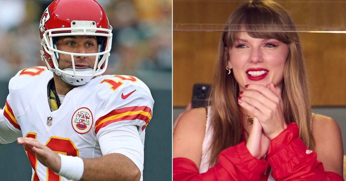 Taylor Swift Apparently Got a Chiefs Jersey From Ex-QB Chase Daniel - TMSPN