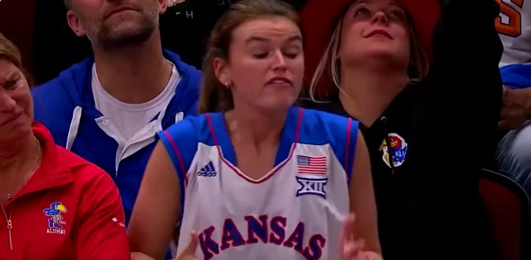 Kansas Fan Went Viral During Game Against Kentucky For Mouthing ...