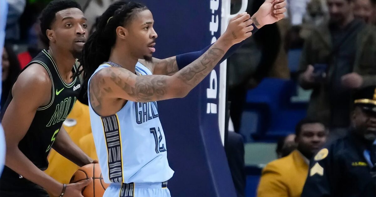 Ja Morant Under Fire For Doing His Controversial Gun, Rocket Launcher ...