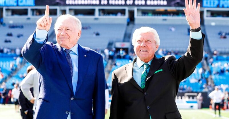 Jimmy Johnson Goes Viral For Buckling His Belt Next To Cowboys ...