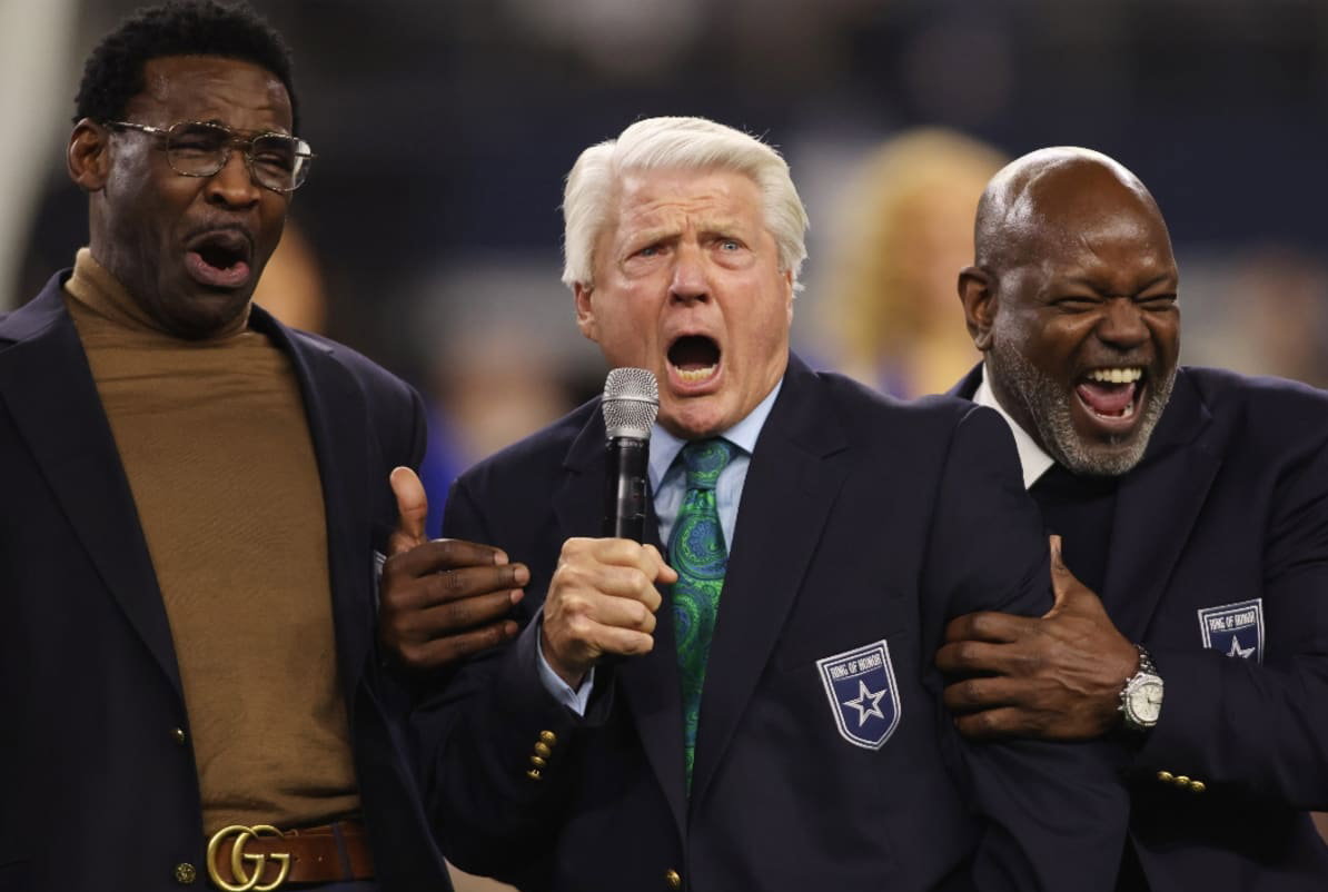 Jimmy Johnson Ring of Honor Ceremony Speech Featured His Classic ...