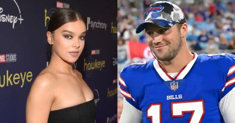 Josh Allen and Hailee Steinfeld Spotted Together in Rare Photo at ...