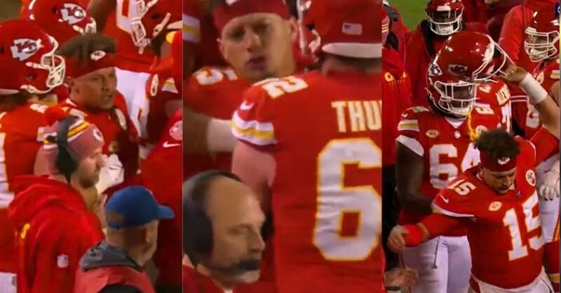 Patrick Mahomes' Wild Sideline Outburst After Chiefs Loss Goes Viral ...