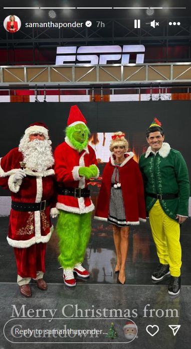ESPN’s Sam Ponder Goes Viral Over Her Daring Christmas Costume - TMSPN
