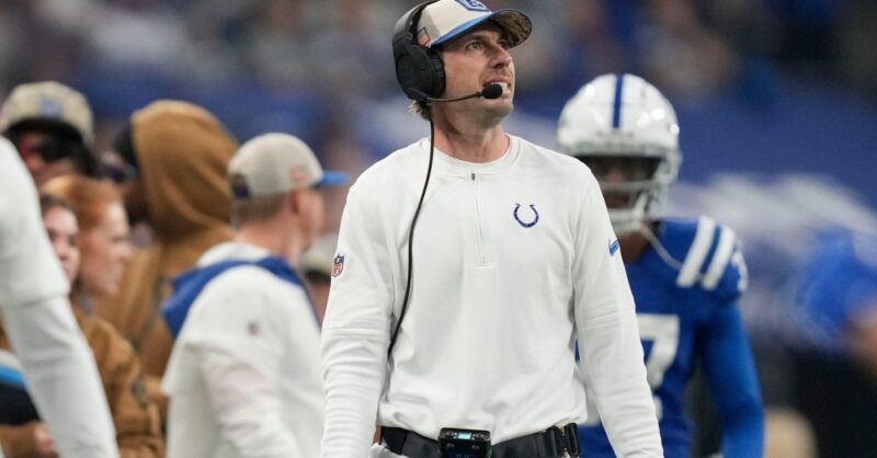 Colts Head Coach Shane Steichen Now the Favorite To Win Coach of the ...