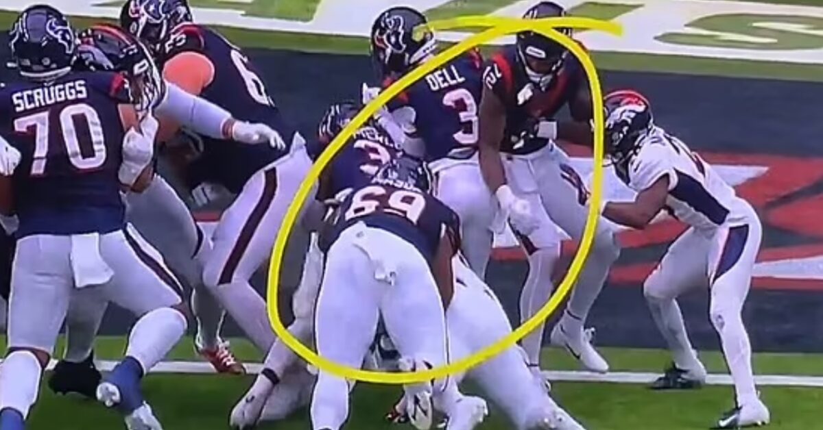 Broncos Player DJ Jones Accused of Purposely Breaking Texans Rookie WR ...