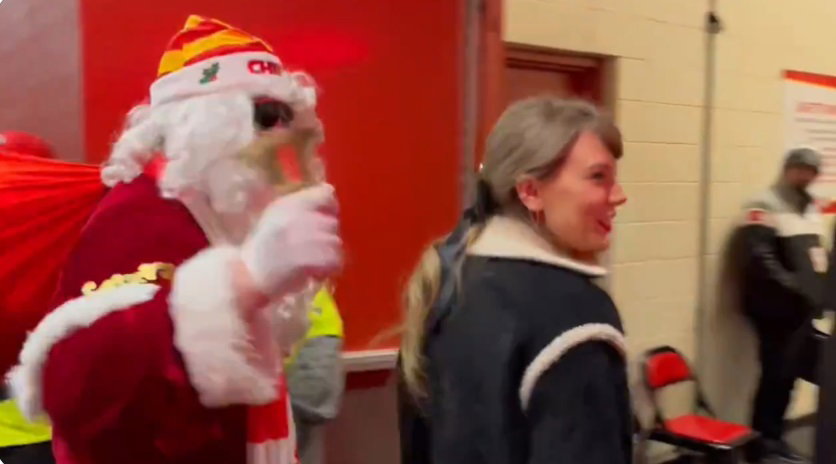 Taylor Swift's Arrival For Christmas Game is Trending - TMSPN