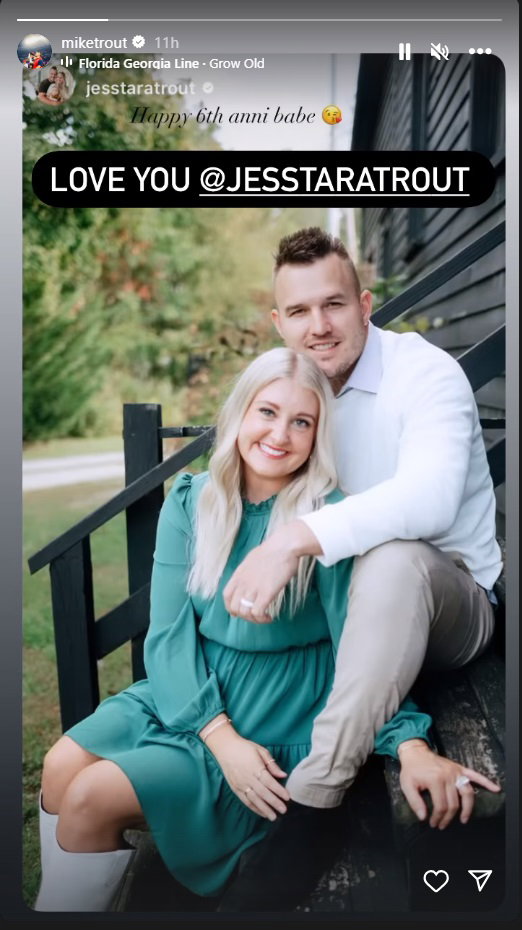 Mike Trout Celebrates Sixth Marriage Anniversary on Same Day Shohei ...