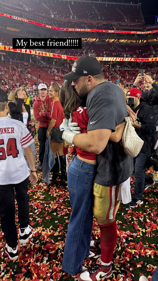 Nick Bosa and His Girlfriend Lauren Maenner's On-Field Embrace ...