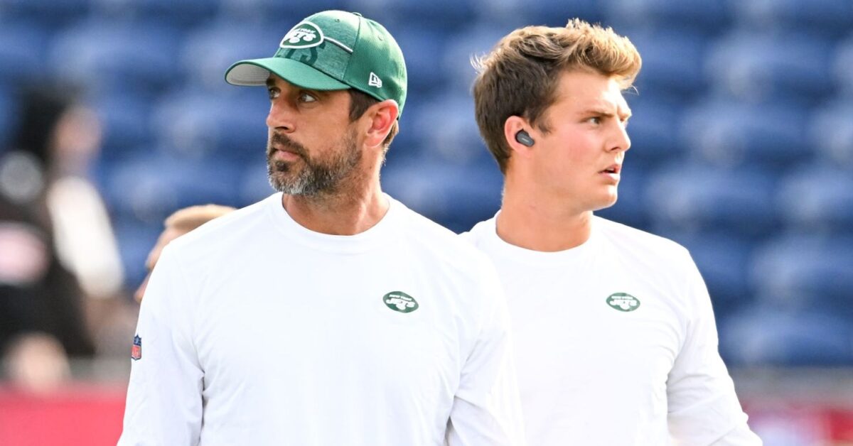 Zach Wilson's Relationship With Aaron Rodgers Reportedly 'Soured' After Aaron Pretty Much ...