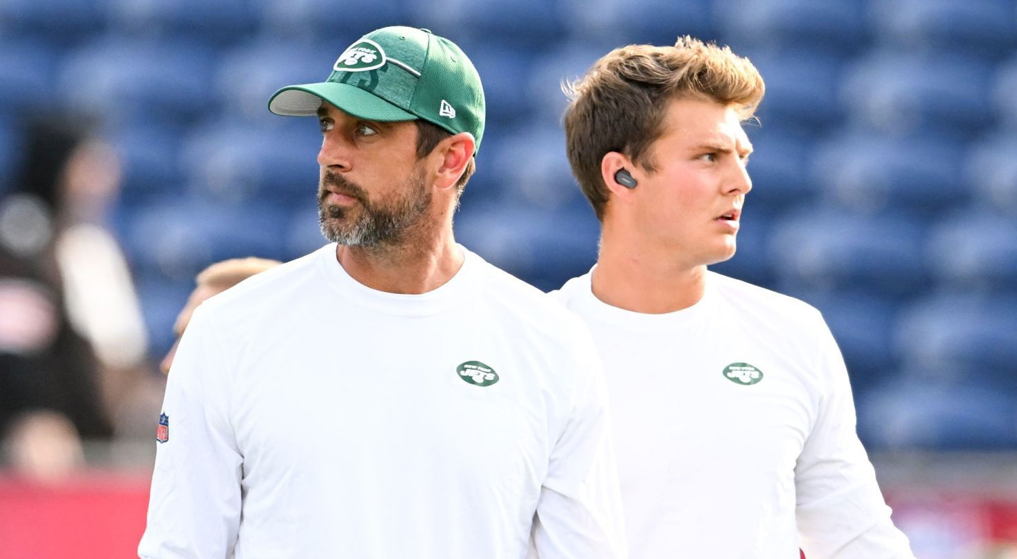 Zach Wilson's Relationship With Aaron Rodgers Reportedly 'Soured' After Aaron Pretty Much ...