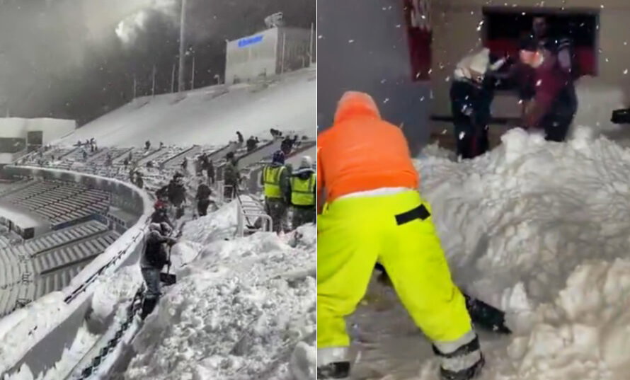 Bills Fans Working Overtime To Clear Highmark Stadium As Massive ...