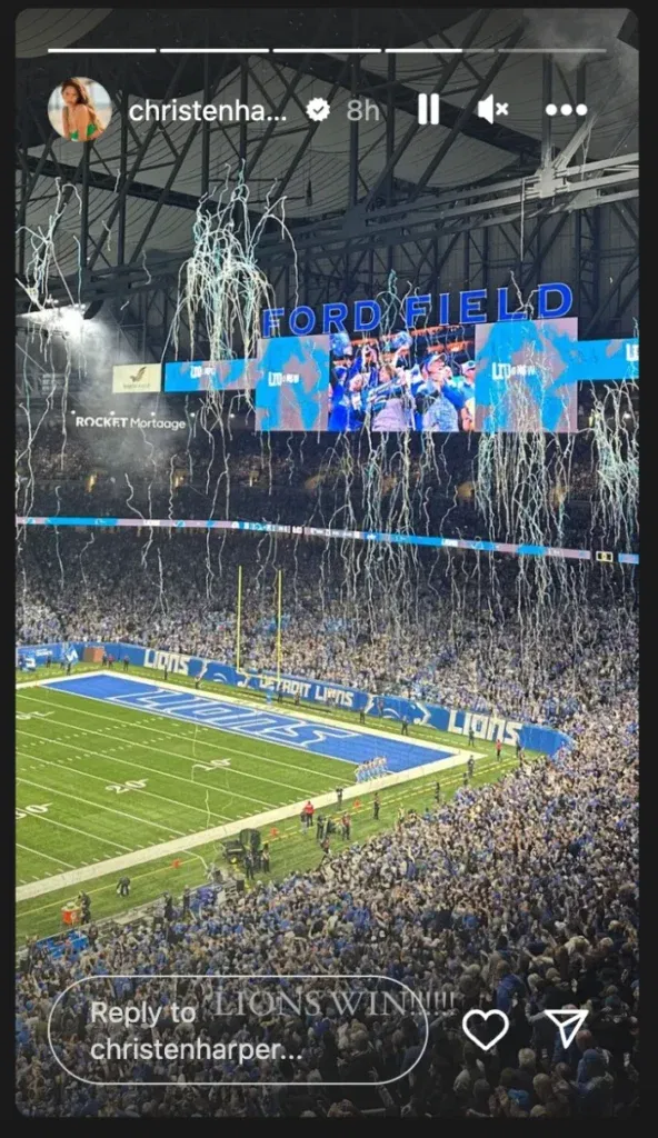 Jared Goff’s SI Swimsuit Model Fiancée Christen Harper Reacts to Lions ...