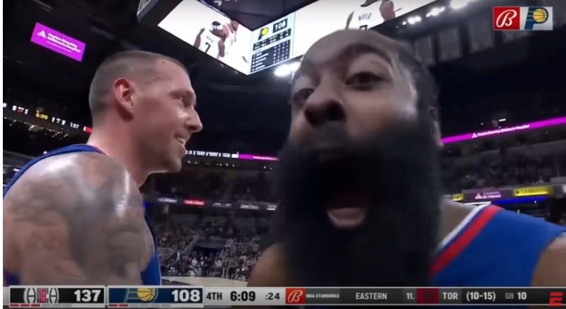James Harden Calls Out Mavericks Broadcaster Brian Dameris Who Called ...
