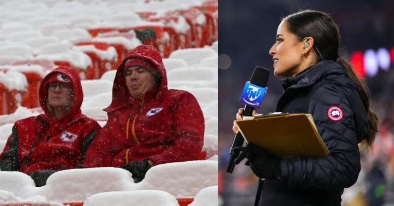 NFL Sideline Reporter Kaylee Hartung's Outfit Goes Viral During Chiefs ...