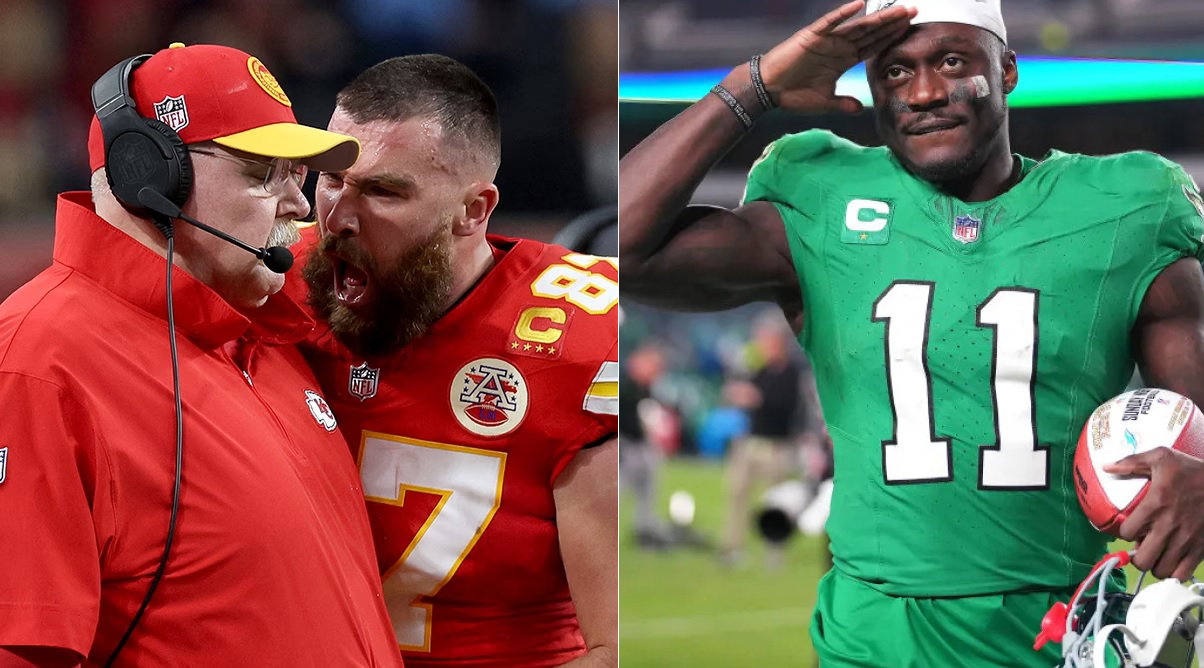 Tyreek Hill, A.J. Brown Seemingly Point to Race Amid Travis Kelce's ...