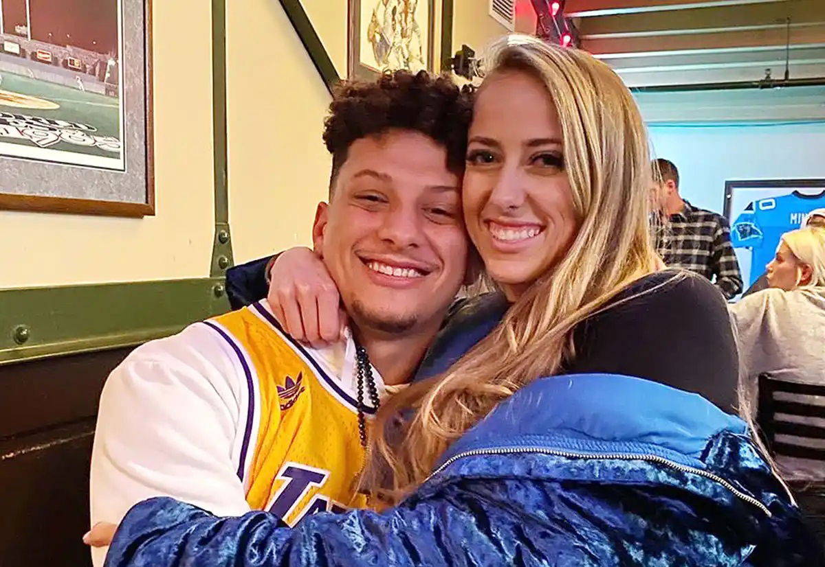 Brittany Mahomes Glows on Charity Gala Red Carpet, Poses with Husband ...