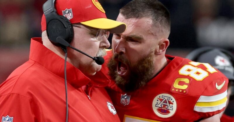 Travis Kelce Explodes Again: Chiefs Star Crashes Into Andy Reid During ...