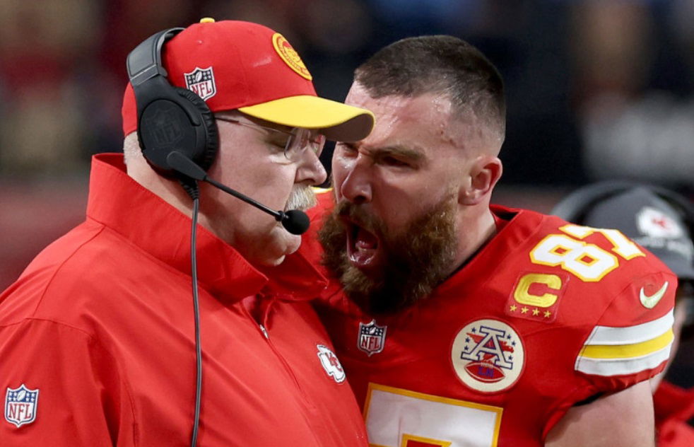 Travis Kelce Explodes Again: Chiefs Star Crashes Into Andy Reid During Heated Sideline Clash - TMSPN