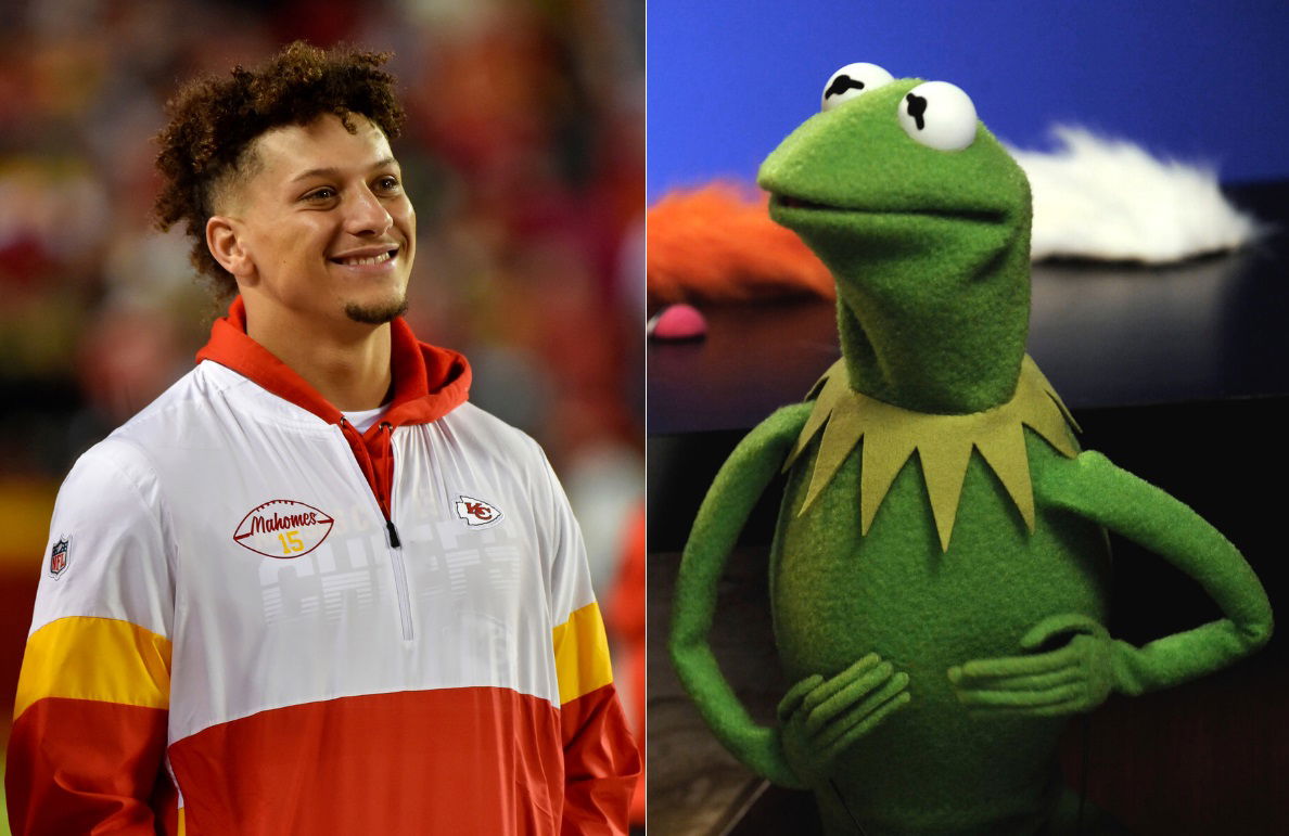 Patrick Mahomes Admits He Sounds Exactly Like 'Kermit The Frog' at ...