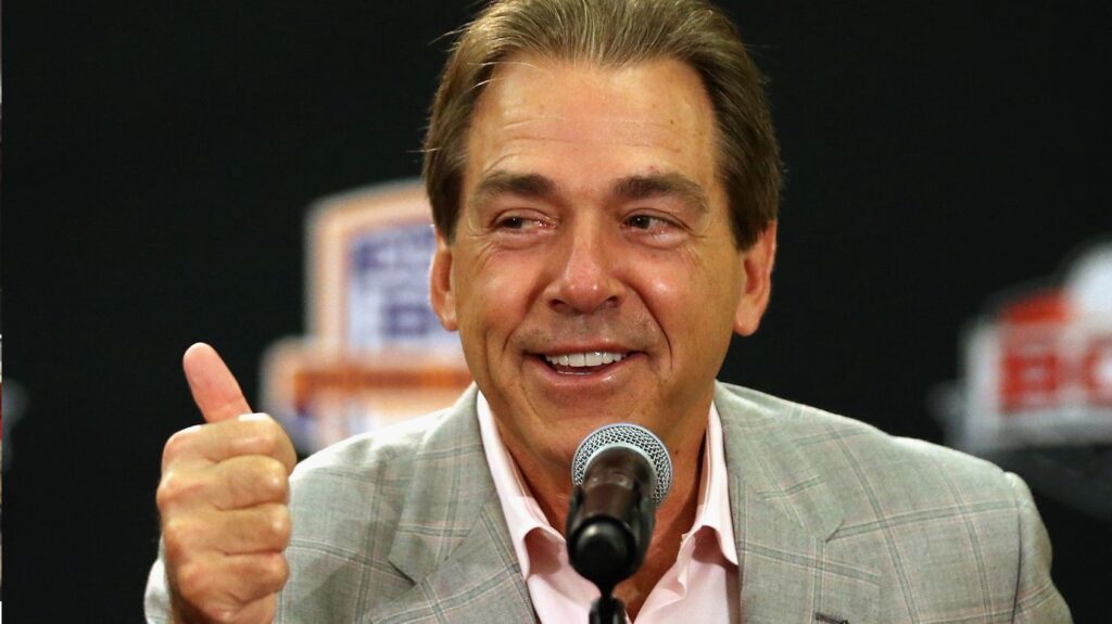 Nick Saban Held 'Critical' College Football Discussion With President ...