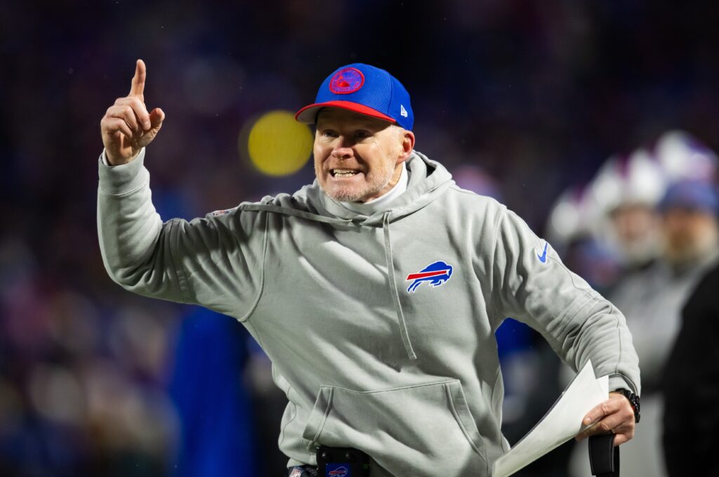 Controversial Late Call Sparks Anger as Bills Coach Sean McDermott and ...