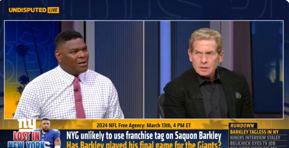 Keyshawn Johnson Savagely Asks a Confused Skip Bayless if He’s Wearing ...