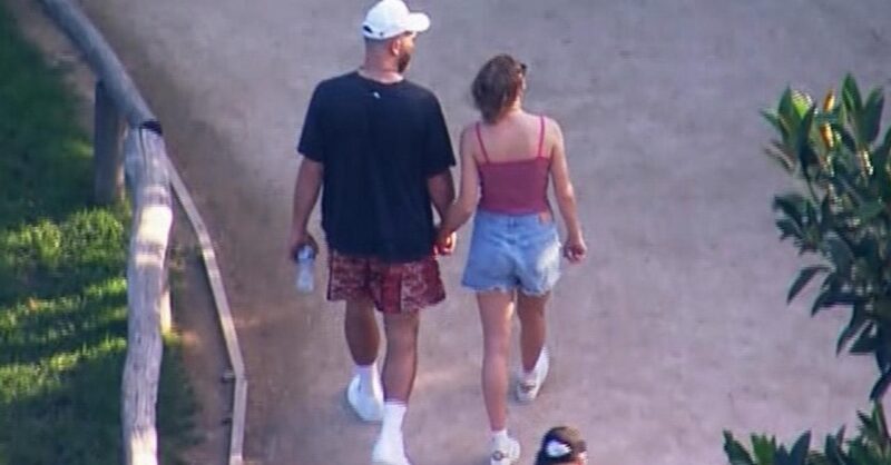 Travis Kelce and Taylor Swift Meet Koalas at Sydney Zoo After He Lands ...