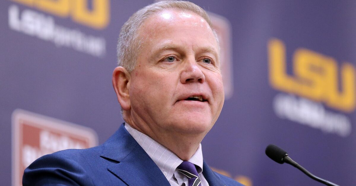 LSU Fans Demand Brian Kelly's Resignation After Top Recruit Bryce ...