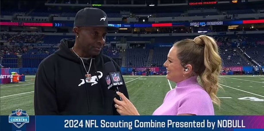 Jerry Rice Didn't Hesitate Being a Critical Dad During NFL Combine - TMSPN
