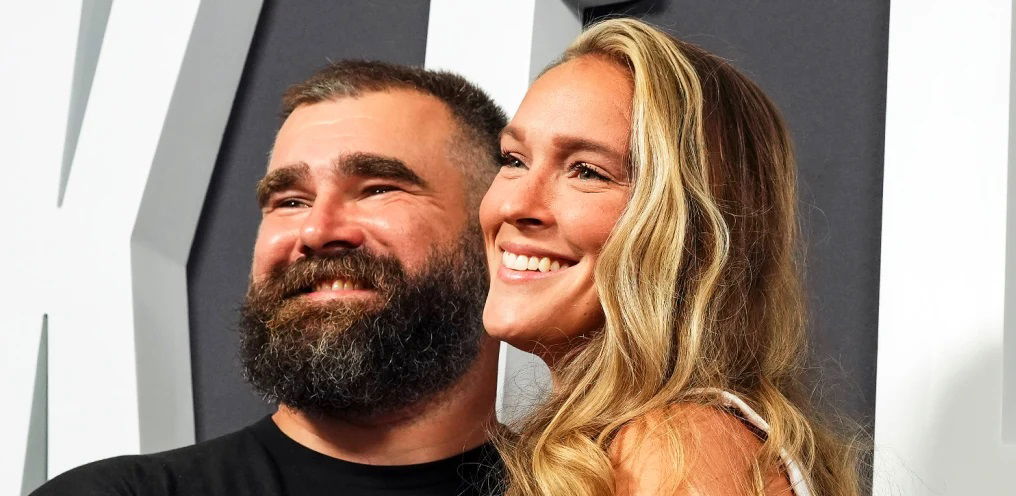 Kylie Kelce Teases Her Involvement in Jason’s Speedo Charity Entrance ...