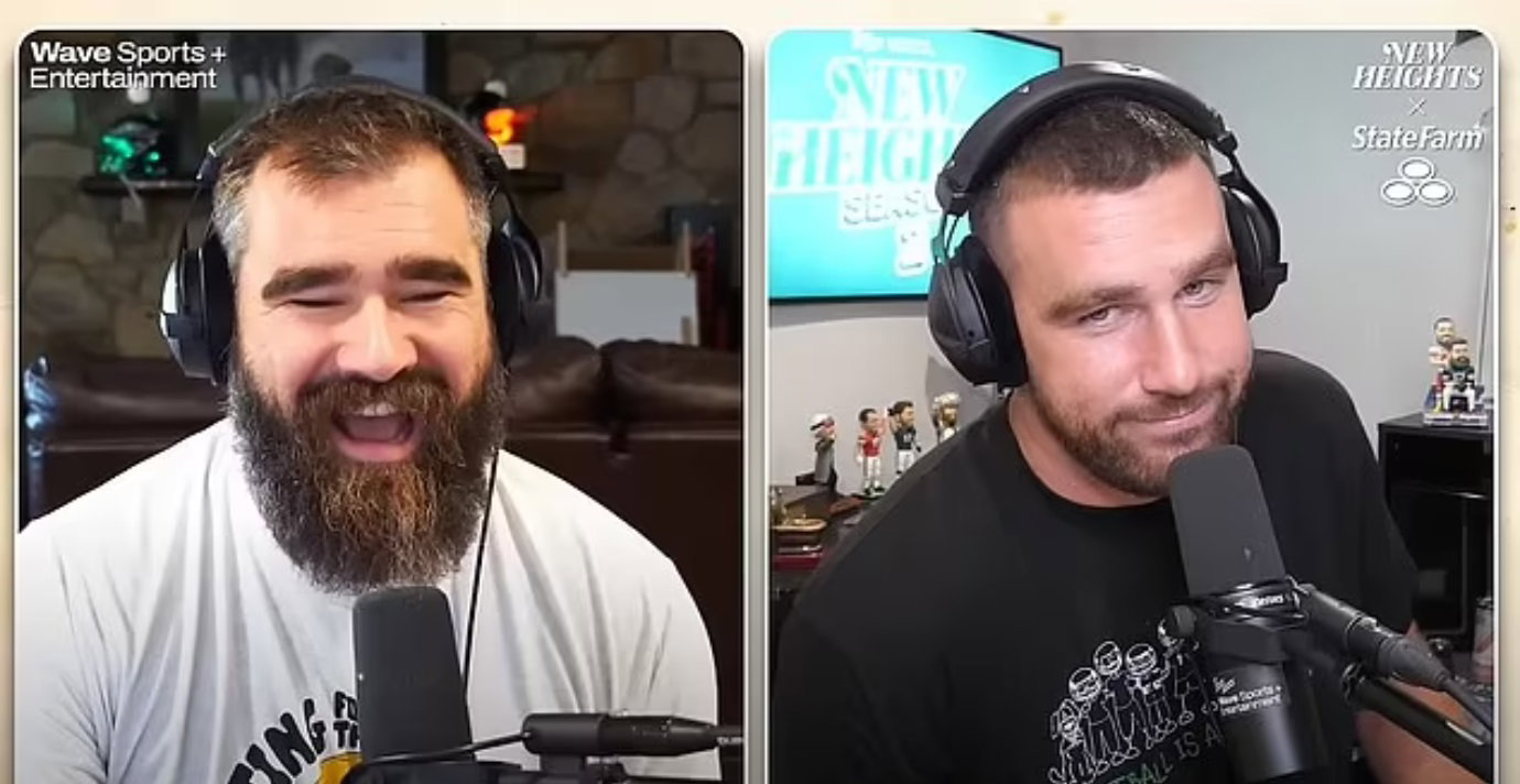 Travis and Jason Kelce Win Unusual Podcast Award, Fans Credit Taylor ...
